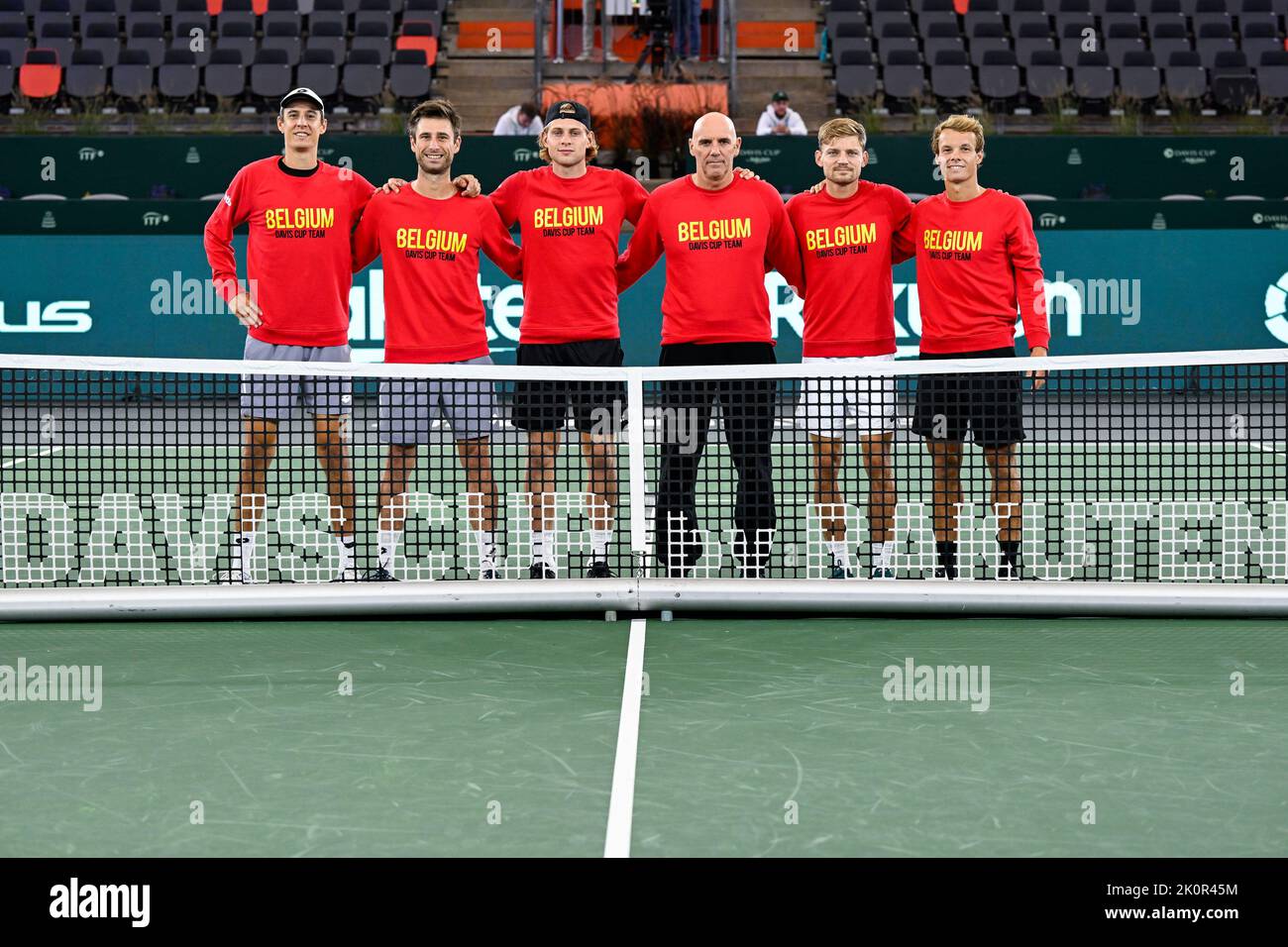 Der Belgier Joran Vliegen, der Belgier Sander Gille, der Belgier Zizou ...