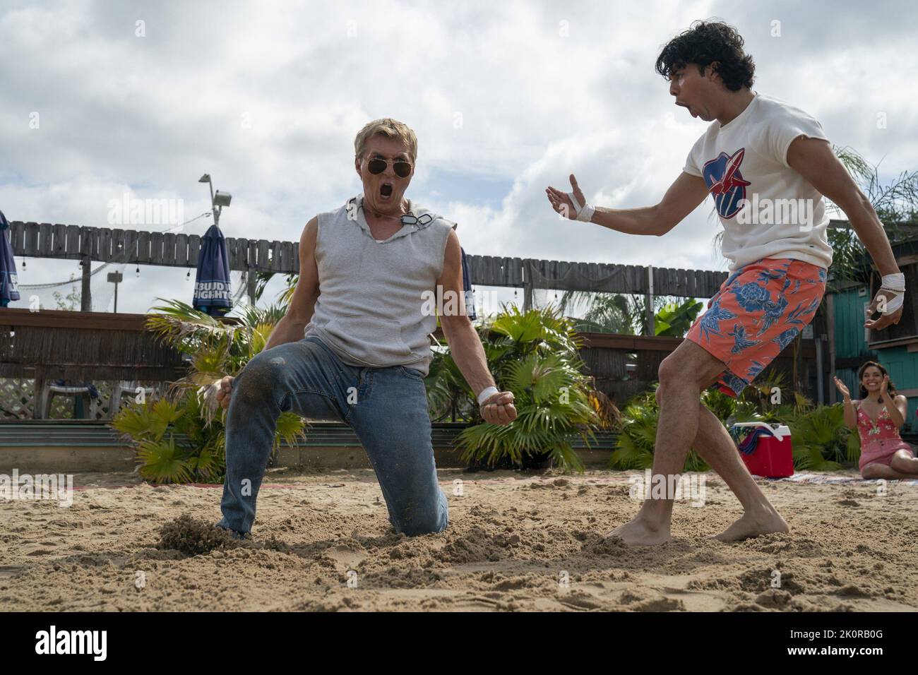 COBRA Kai, von links: William Zabka, Xolo Mariduena, (Staffel 5 ...