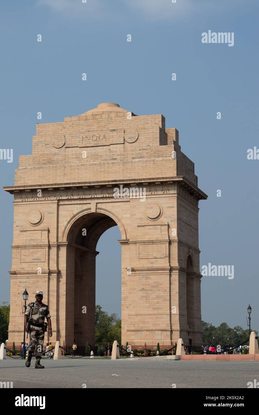 Neu Delhi, Delhi, Indien, 11 Sep 2022 - India Gate, Kartavya Path, Open ...