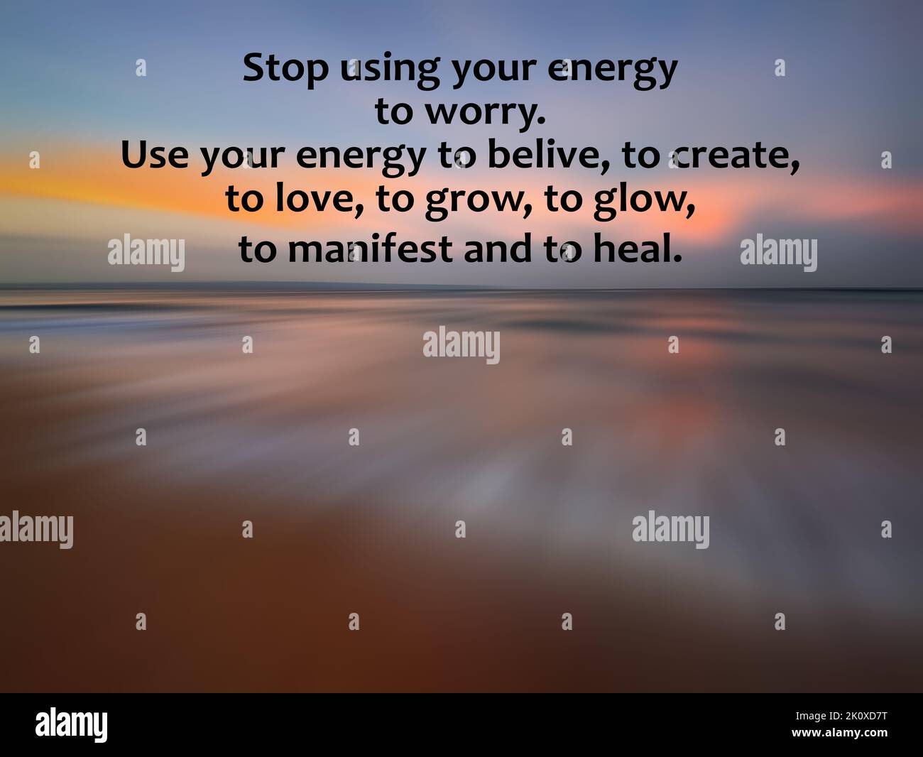 Inspirational Motivational Quote - Stoppen Sie mit Ihrer Energie zu ...