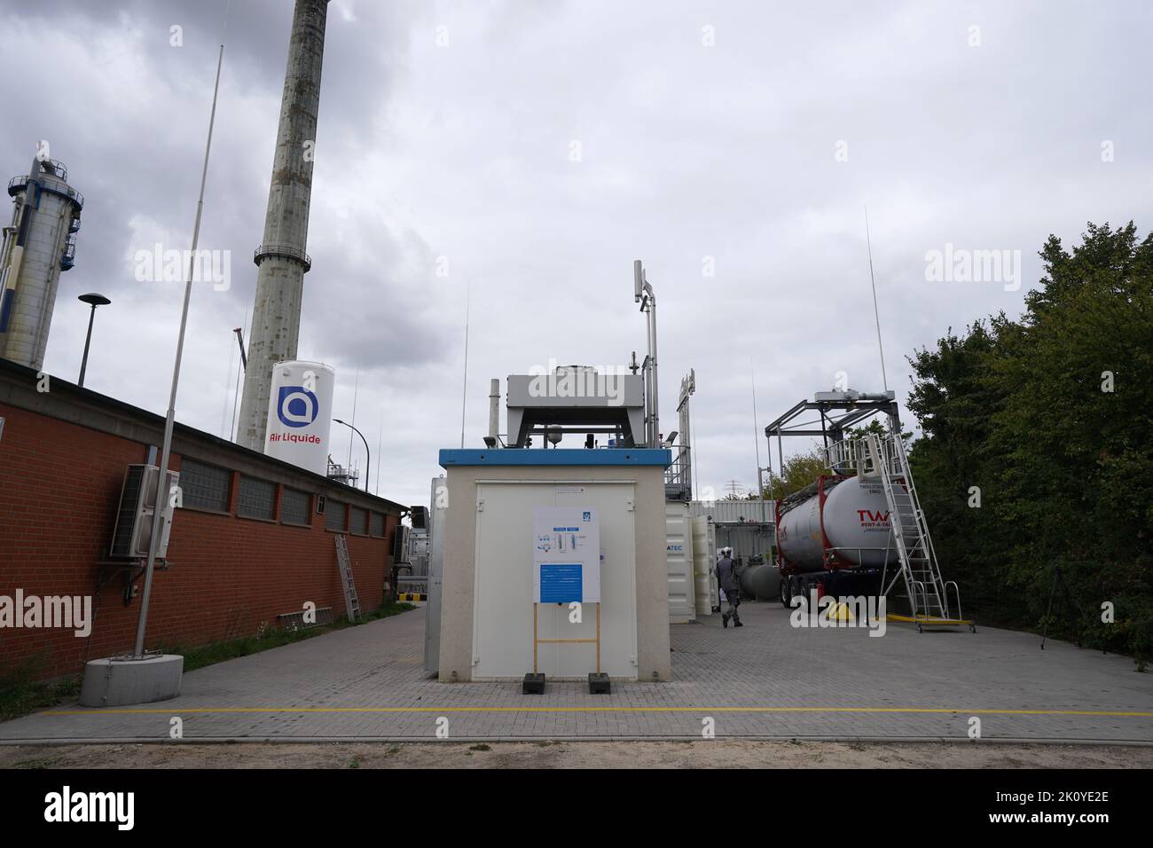14. September 2022, Hamburg: Blick auf die neue Power-to-Liquid ...