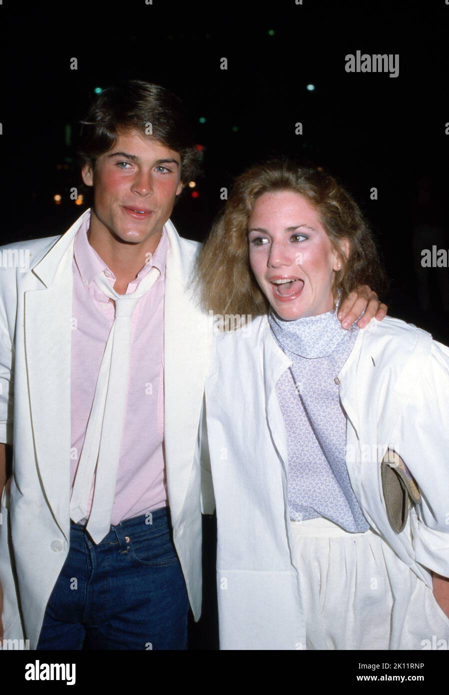 Rob Lowe und Melissa Gilbert um die 1980er Jahre Credit: Ralph ...
