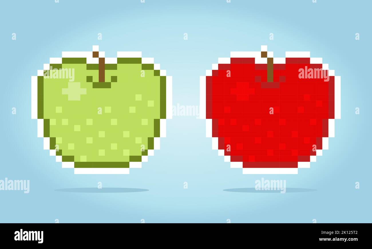 Pixel apfel -Fotos und -Bildmaterial in hoher Auflösung – Alamy