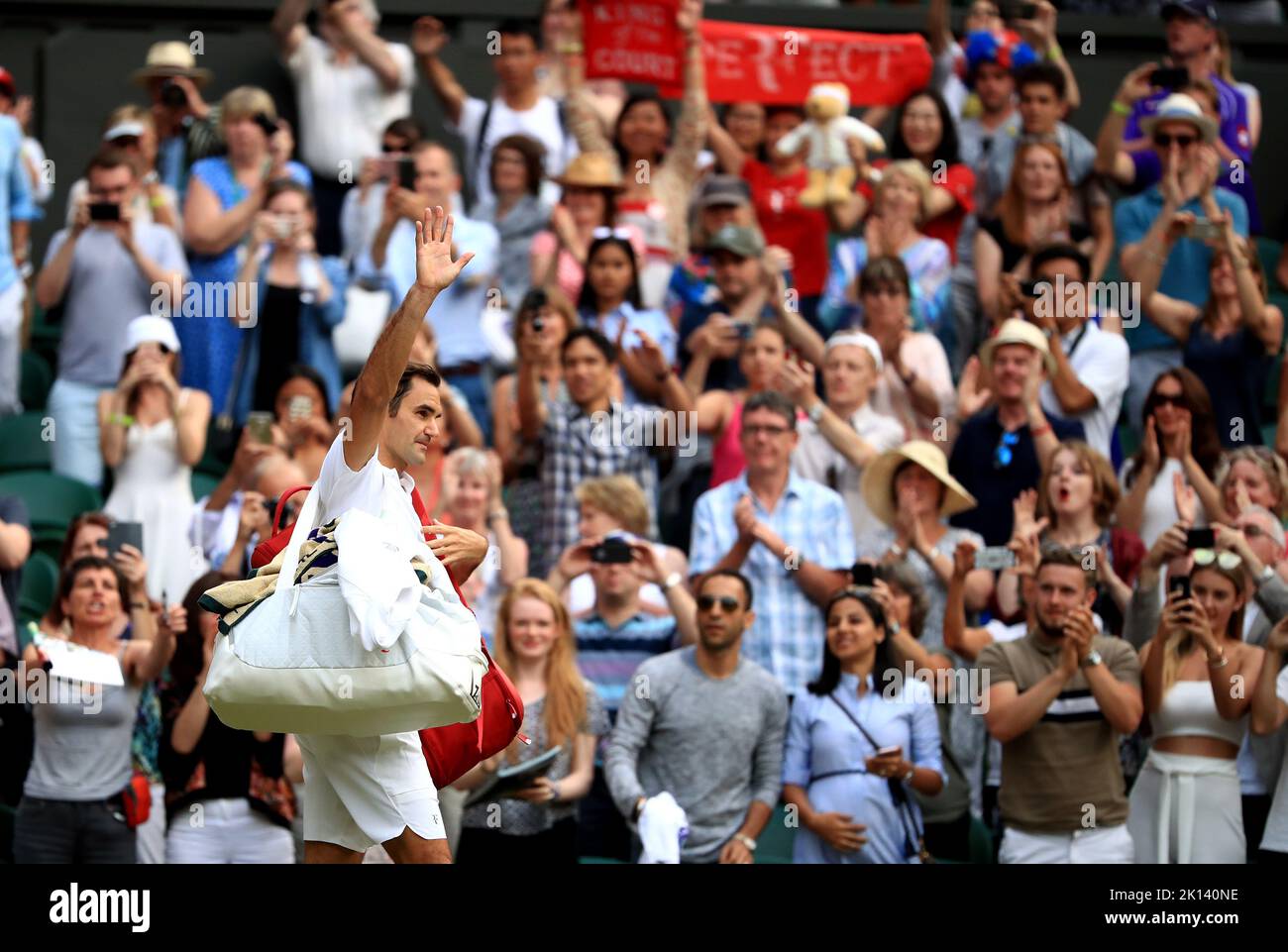 Datei-Foto vom 08-07-2017 von Roger Federer, der angekündigt hat, dass ...