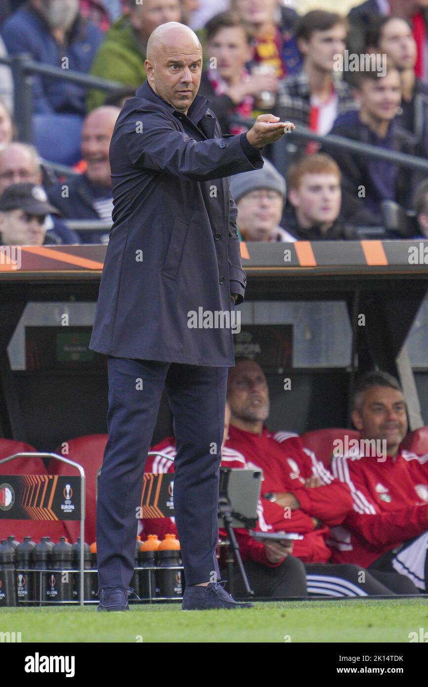 ROTTERDAM, 15-09-2022, Stadion Feijenoord, De Kuip, UEFA Europa League ...