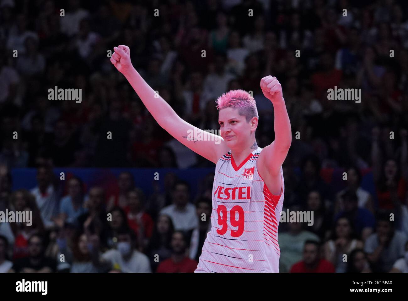 ANKARA, TURKIYE - 03. JUNI 2022: Karakurt Ebrar in Turkiye gegen China ...