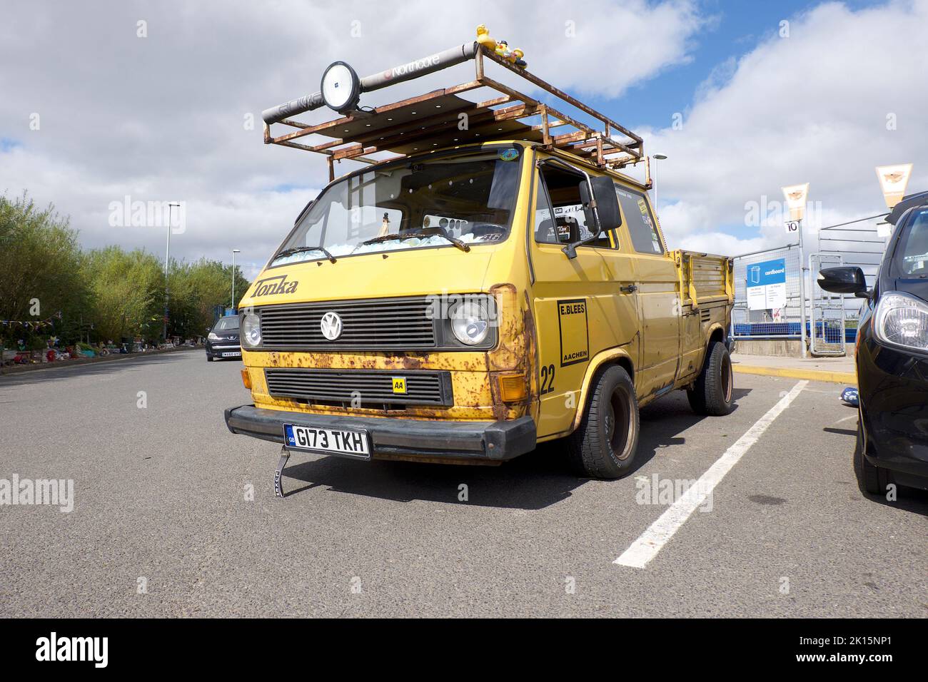 St Austell Cornwall UK 09 15 2022 VW T25 Doka Stockfotografie - Alamy