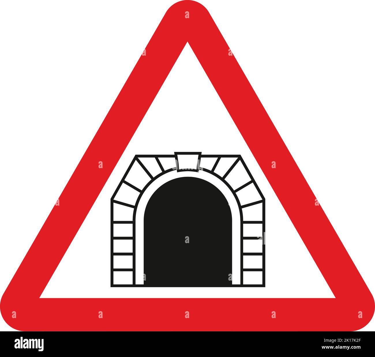 Road tunnel traffic signs Stock-Vektorgrafiken kaufen - Alamy