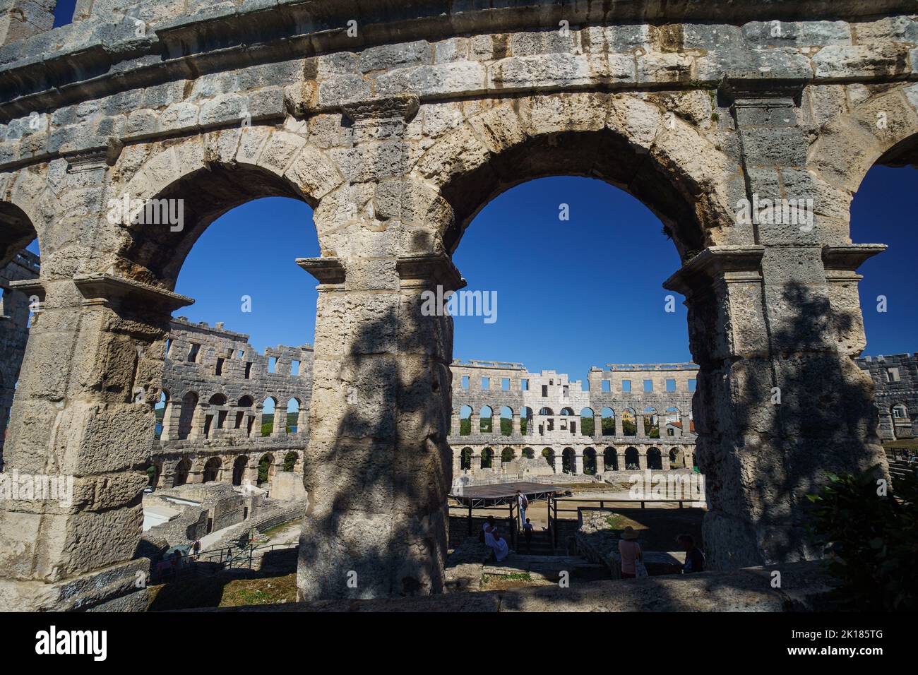 Pula, Kroatien - September 2022 September 13: Pula ist die Stadt in der ...
