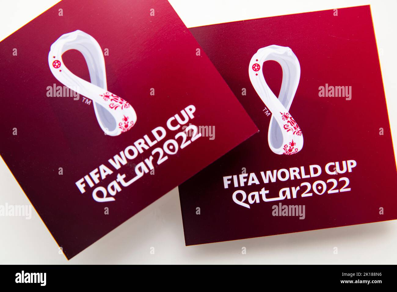 Katar 2022 fußball weltmeisterschaft logo -Fotos und -Bildmaterial in hoher Auflösung – Alamy