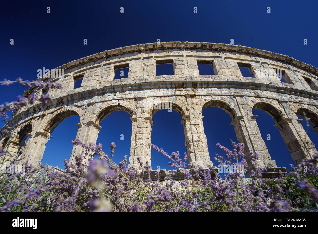 Pula, Kroatien - September 2022 September 13: Pula ist die Stadt in der ...
