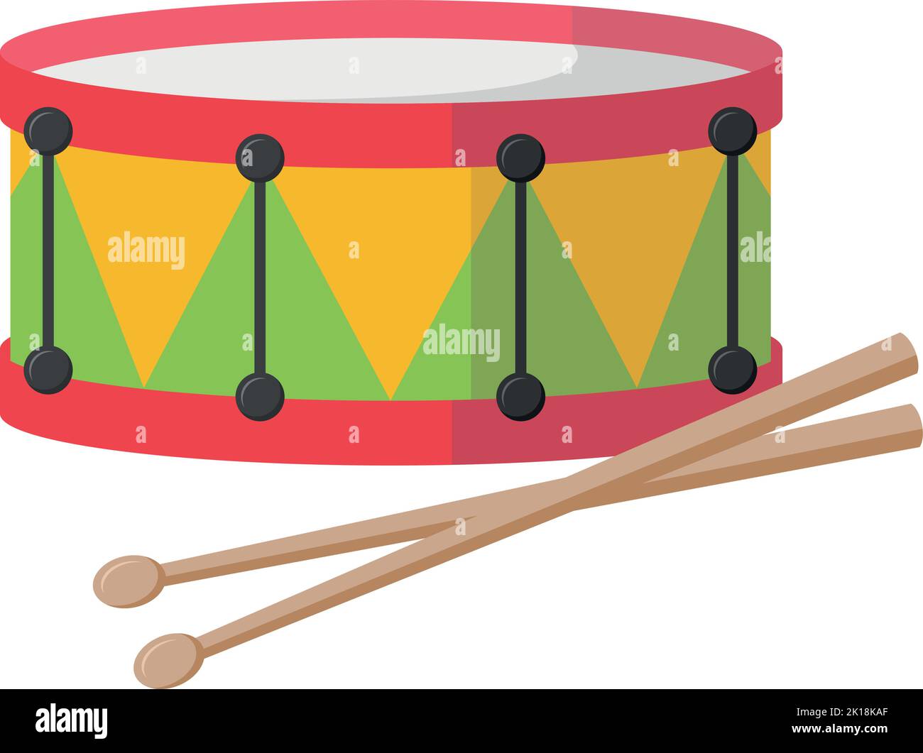 Cartoon drum Stock-Vektorgrafiken kaufen - Alamy