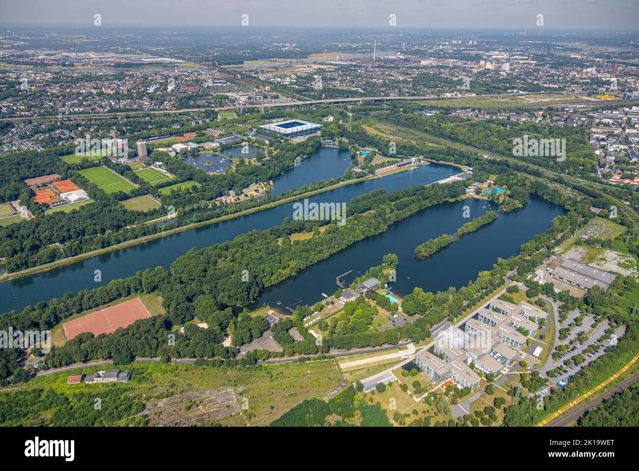 Luftaufnahme, MSV Arena, Schauinsland-Reisen-Arena, Fußballstadion ...
