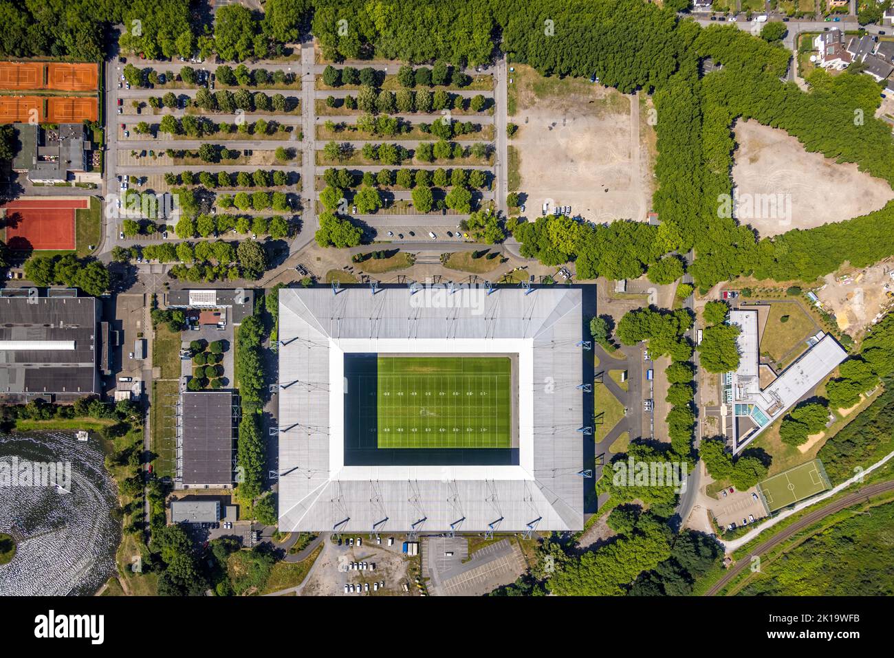 Luftaufnahme, MSV Arena, Schauinsland-Reisen-Arena, Fußballstadion ...