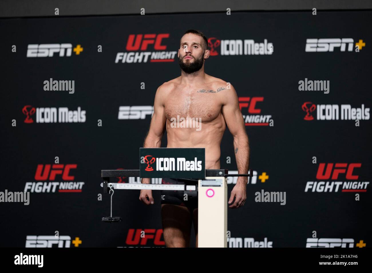 LAS VEGAS, NV - 16 16 2022. SEPTEMBER: Alen Amedovski tritt bei der UFC ...