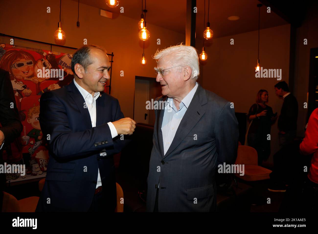 Octavian Ursu und Winfried Stöcker bei der Premiere der RTL TV-Serie ...