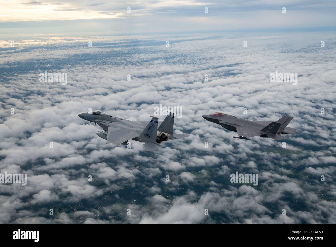 Die F-15C Adler, die dem 125. Fighter Wing, der Jacksonville Air ...