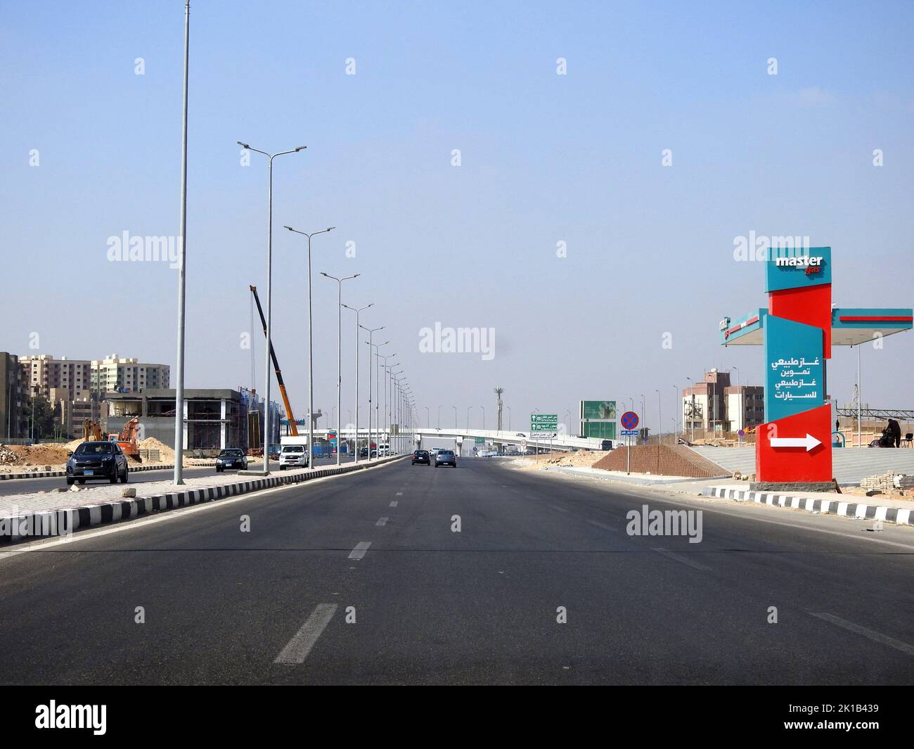 Kairo, Ägypten, August 17 2022: Shinzo Abe Axis Patrouille Highway in ...