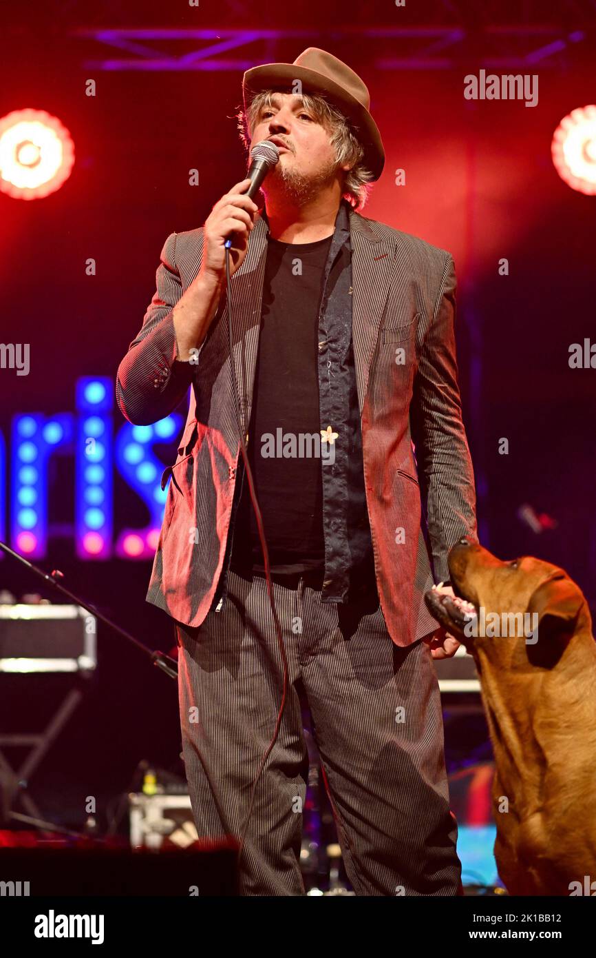 Paris, Frankreich. 16. September 2022. Pete Doherty und Fred Lo treten ...