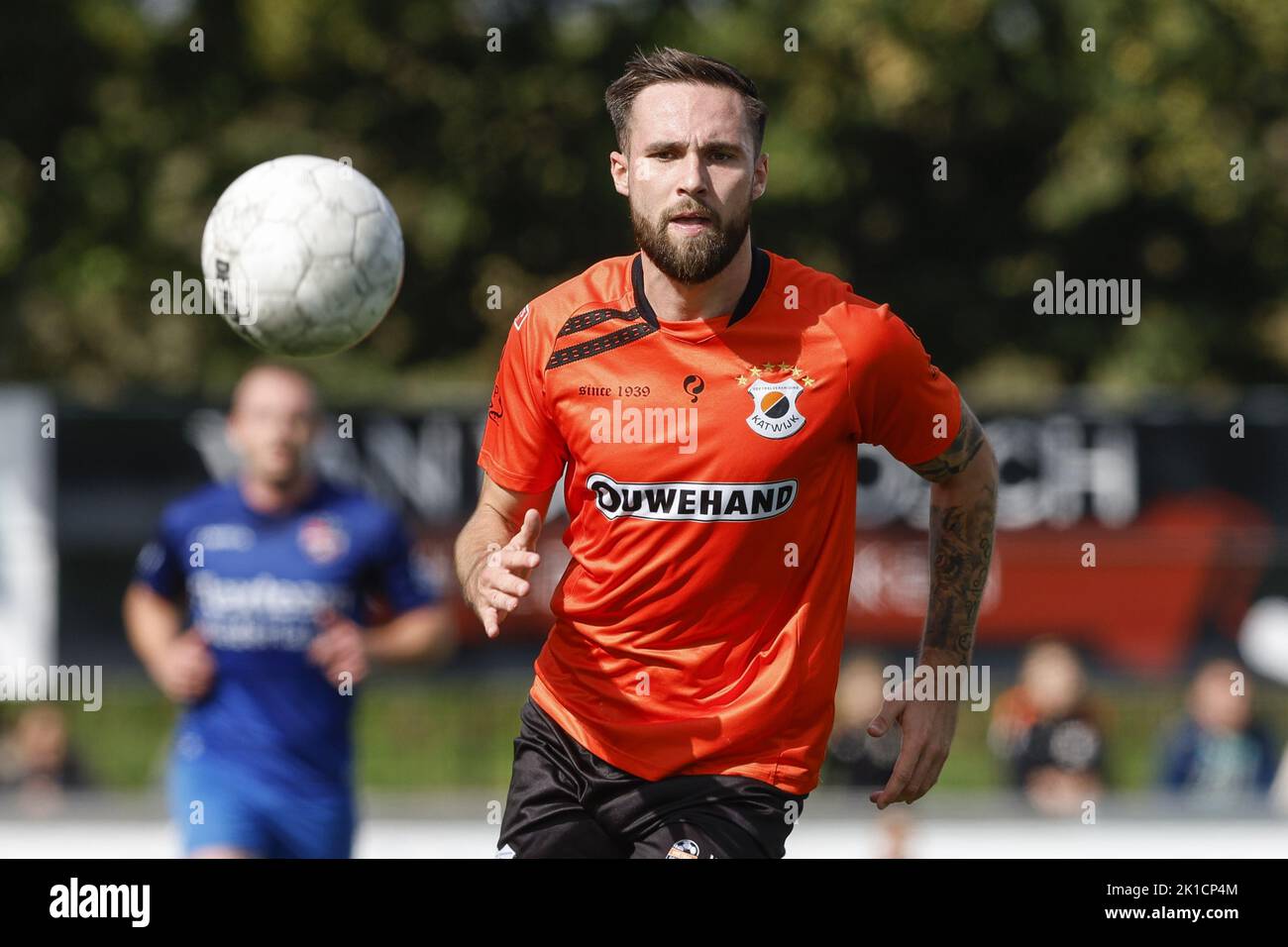Katwijk , 17-09-2022 , Sportpark De Krom , Niederländischer Fußball ...