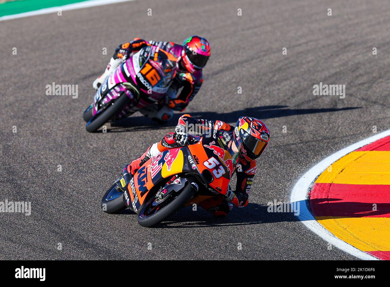 Deniz Oncu aus der Türkei vom Red Bull KTM Tech3 Team mit KTM während ...