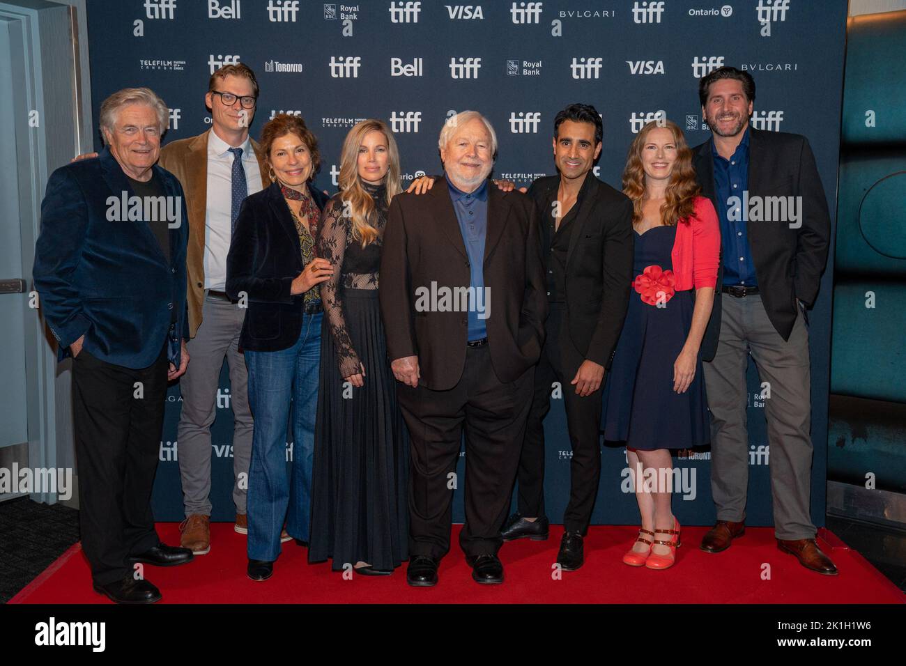 (L-R) Art Hindle, Brian Bisson, Rena Polley, Ashley Bryant, Donald ...