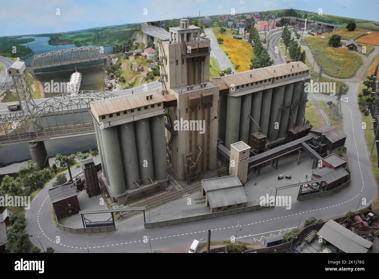 Moskau. Das Museum Diorama "Zar-Modell", in dem die bekanntesten Orte ...