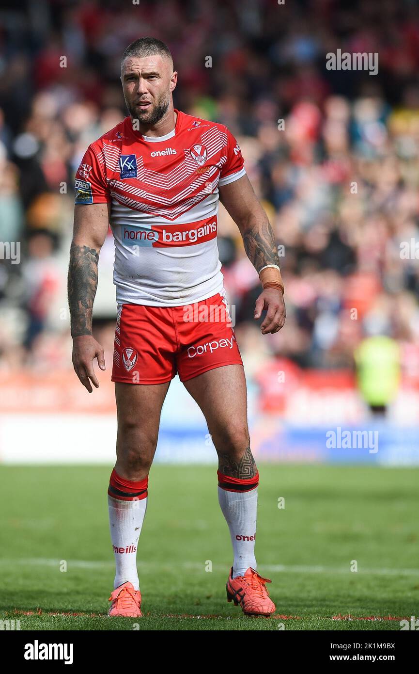 St. Helens, England -17.. September 2022 - Curtis Sironen von St ...