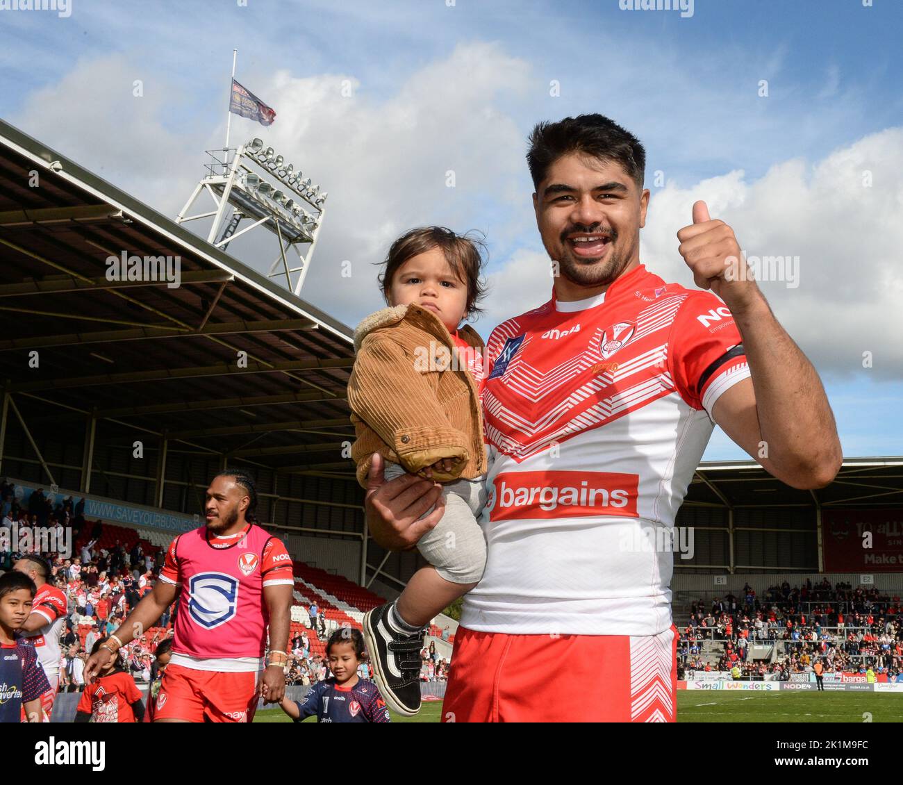 St. Helens, England -17.. September 2022 - James Bell of St. Helens ...