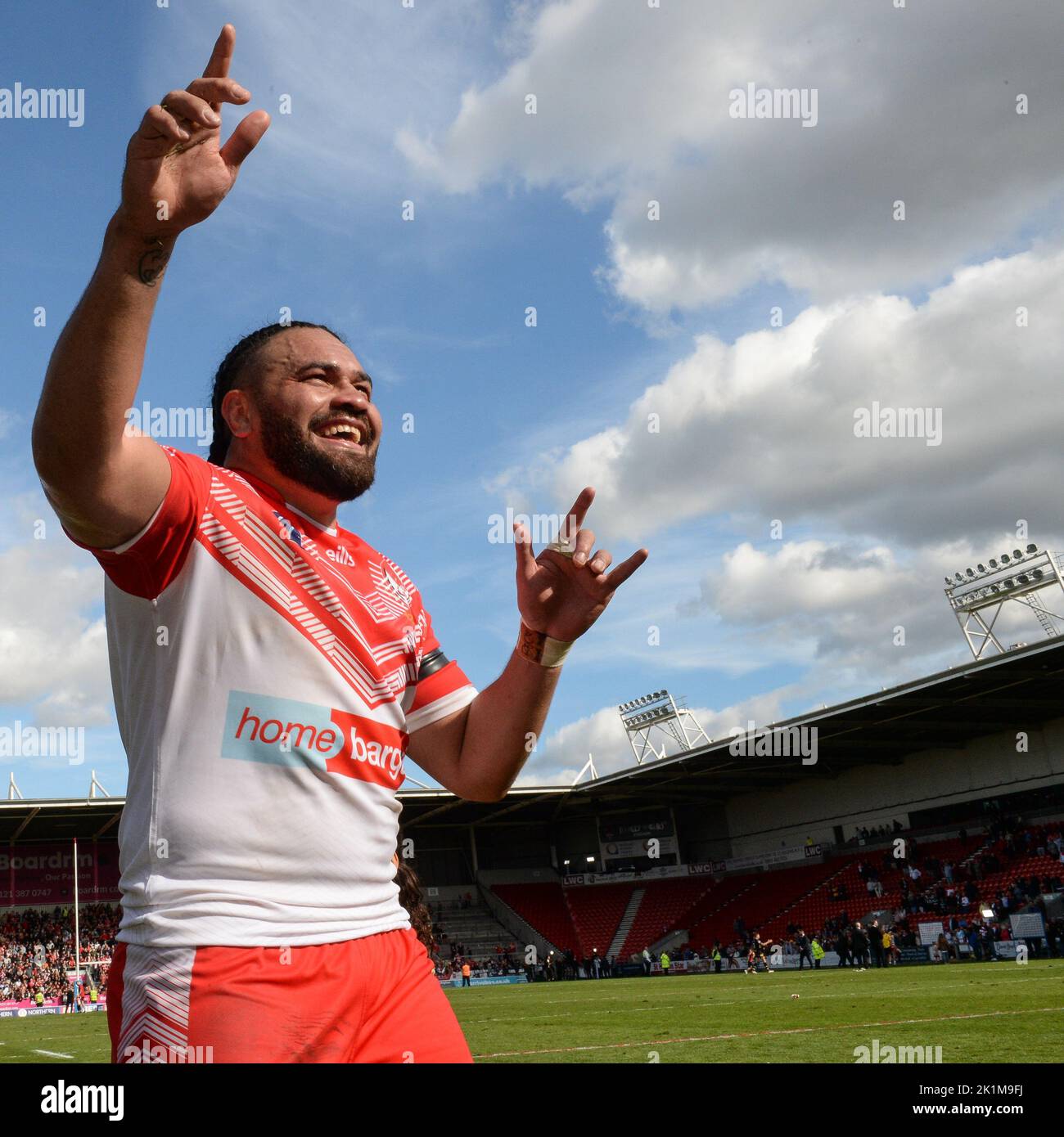 St. Helens, England -17.. September 2022 - Konrad Hurrell von St ...