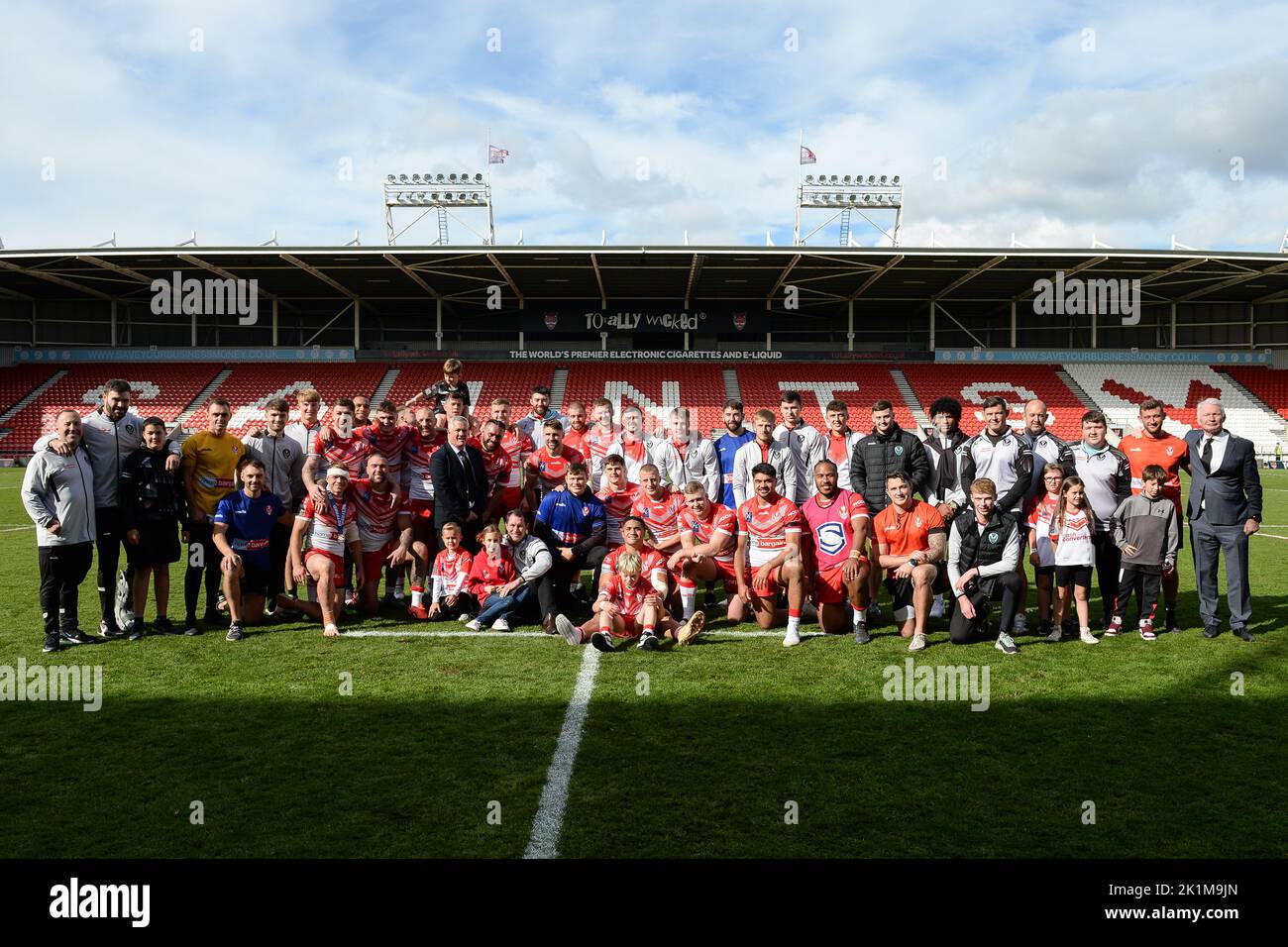 St. Helens, England -17.. September 2022 - Kader von St. Helens. Rugby ...