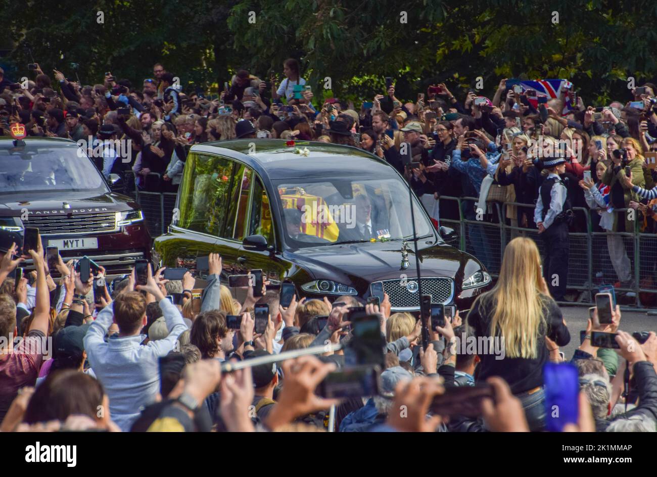 London, England, Großbritannien. 19. September 2022. Der Royal Hearse ...
