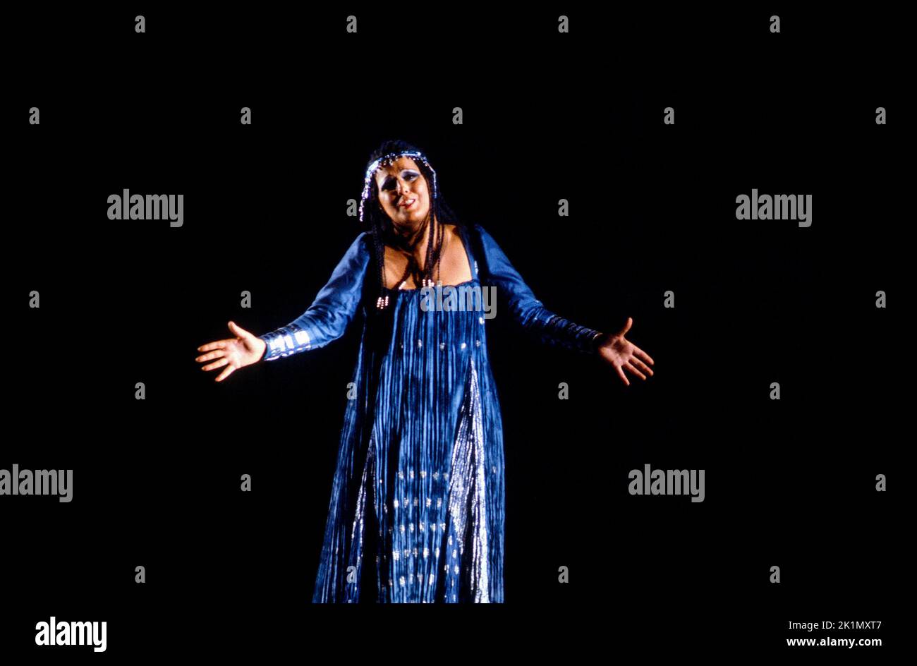 Katia Ricciarelli (Aida) in AIDA von Giuseppe Verdi an der Royal Opera ...