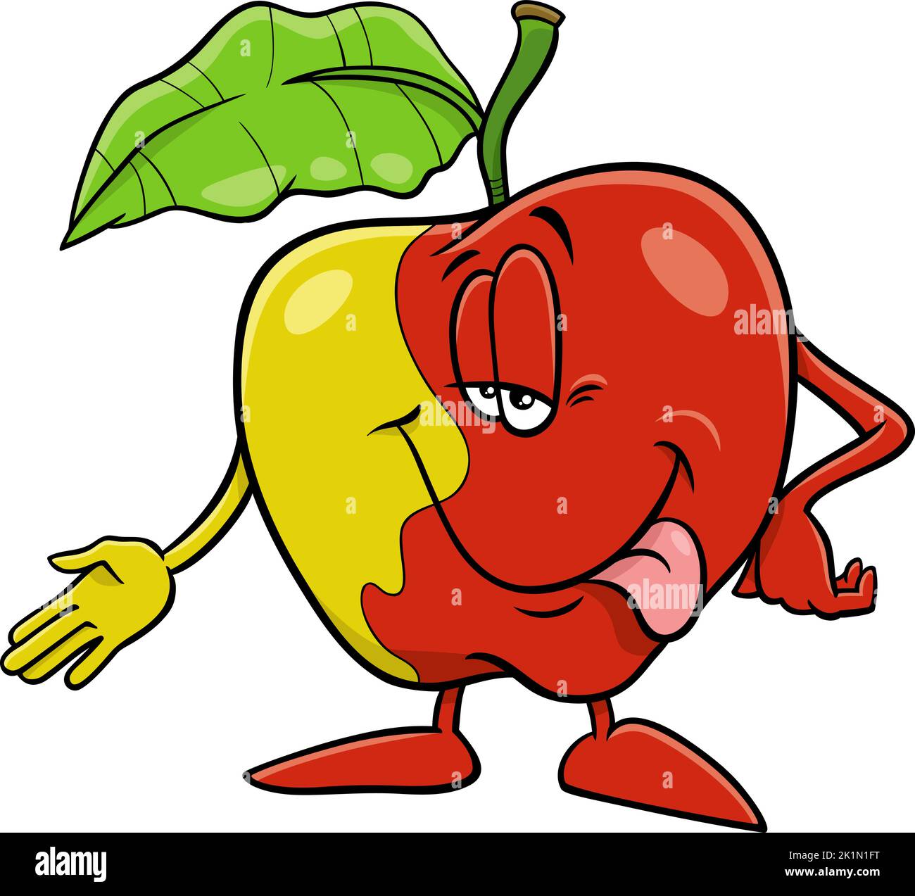 Apfel comics -Fotos und -Bildmaterial in hoher Auflösung – Alamy