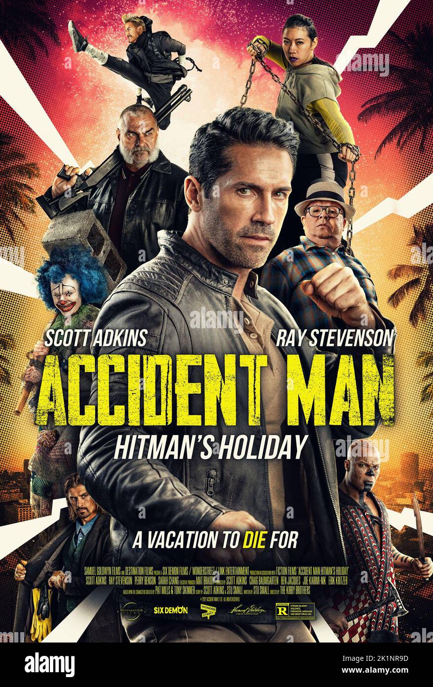 UNFALLMANN: HITMAN's HOLIDAY, (aka UNFALLMANN 2), US-Plakat, Mitte ...