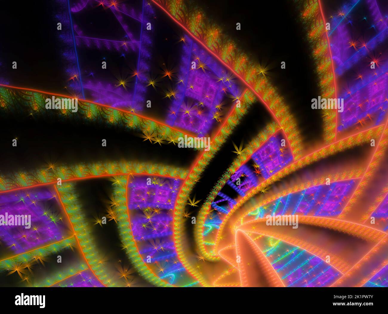 Fractal spiral -Fotos und -Bildmaterial in hoher Auflösung – Alamy