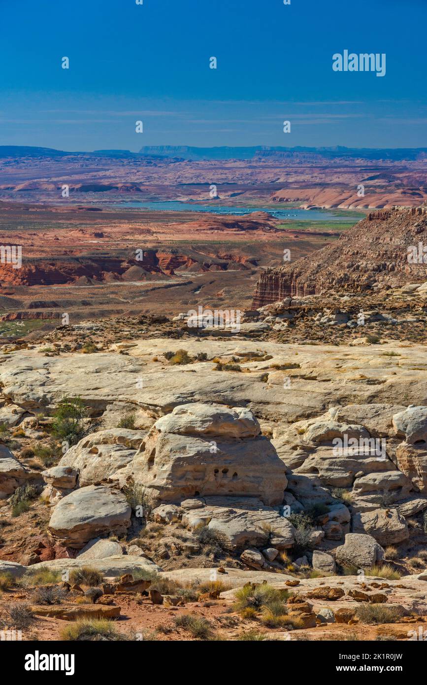 Lake Powell, von der Notom-Bullfrog Road aka Burr Trail Road, Navajo ...