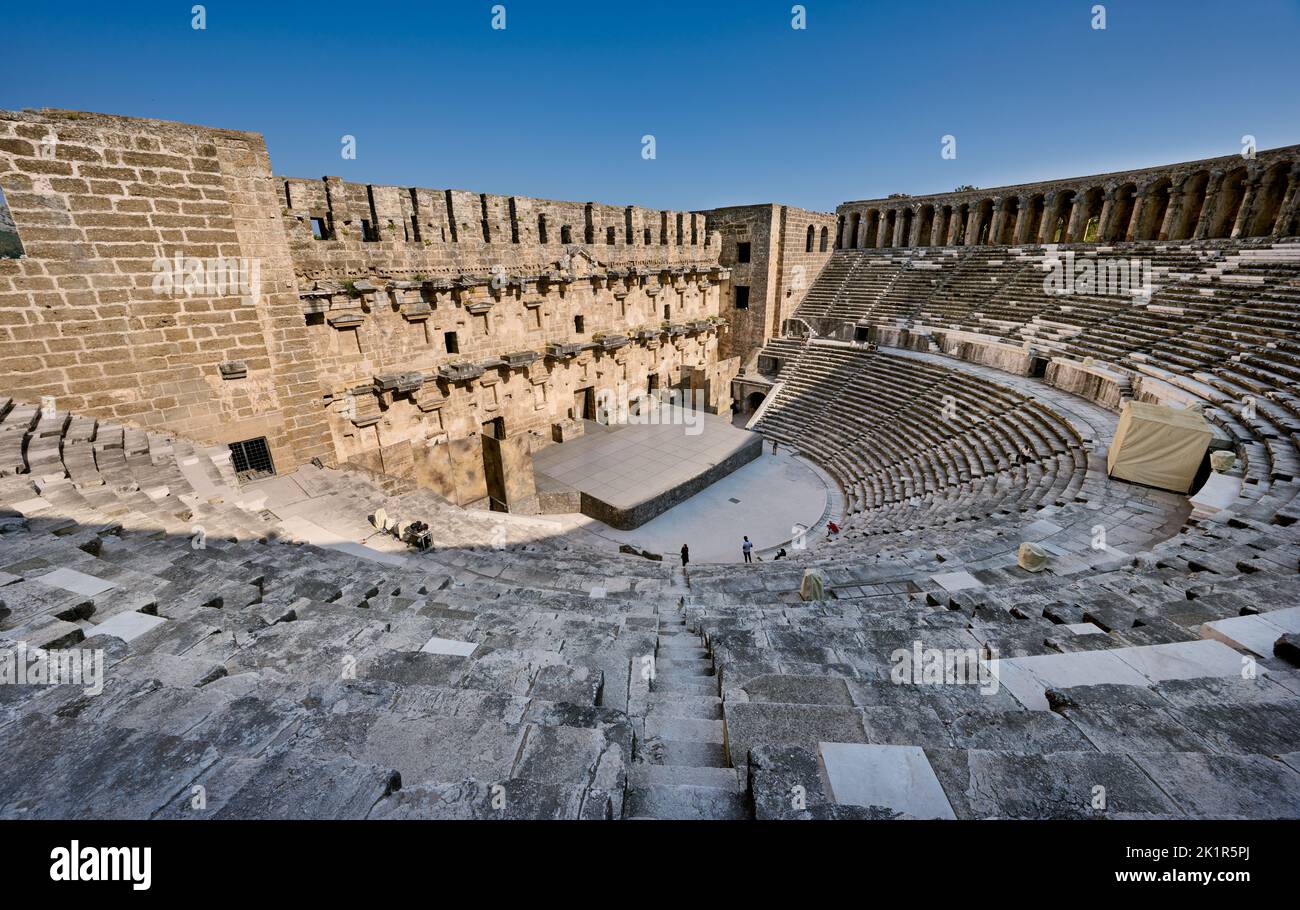 Das antike römische Theater von Aspendos, Aspendos Ancient City ...