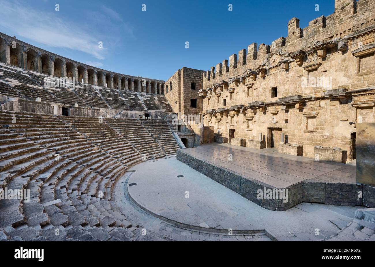 Das antike römische Theater von Aspendos, Aspendos Ancient City ...