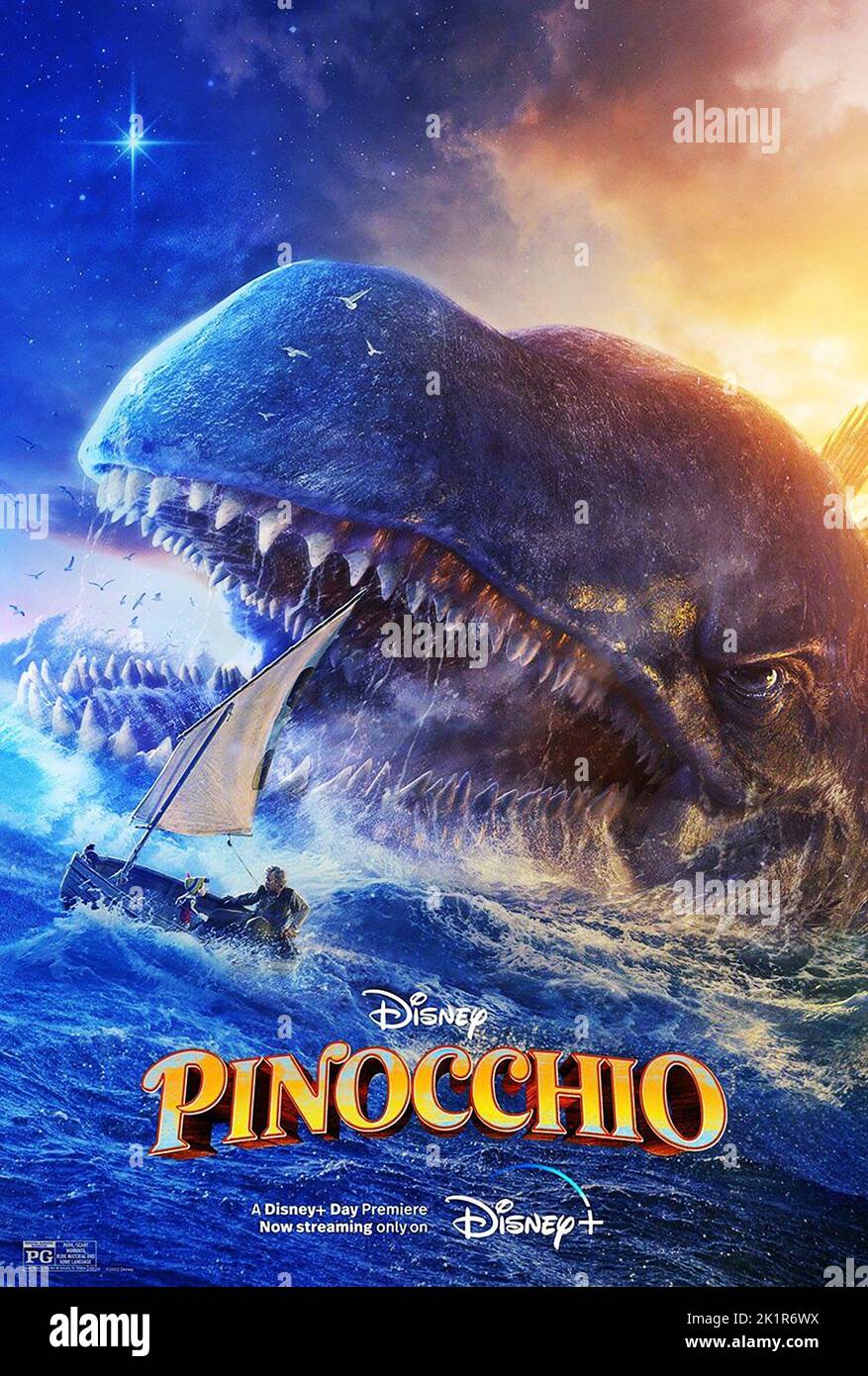 PINOCCHIO, US-Poster, US-Charakterposter, Monstro, 2022. © Walt Disney ...