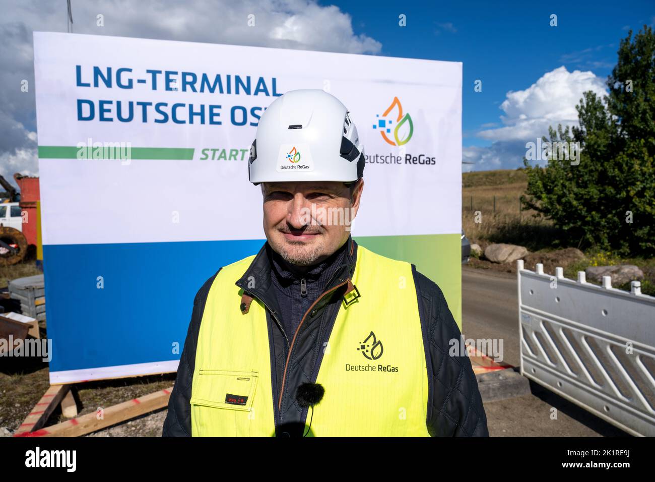 20. September 2022, Mecklenburg-Vorpommern, Lubmin: Stephan Knabe ...