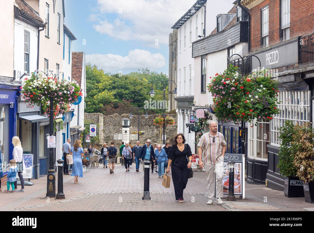 Abbeygate Street, Bury St Edmunds, Suffolk, England, Vereinigtes ...