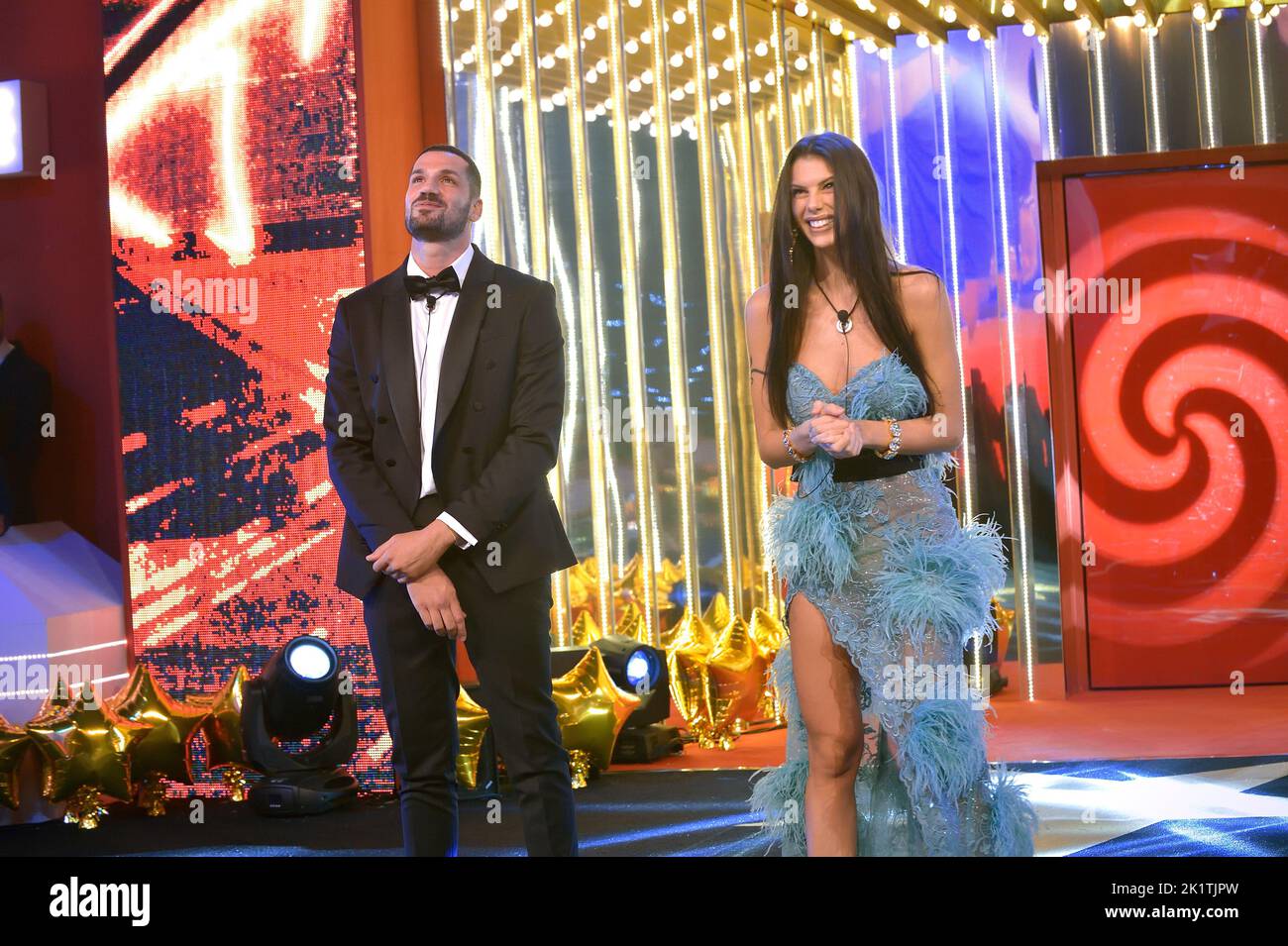 Venezia, Italien. 19. September 2022. Antonella Fiordelisi tritt in das ...