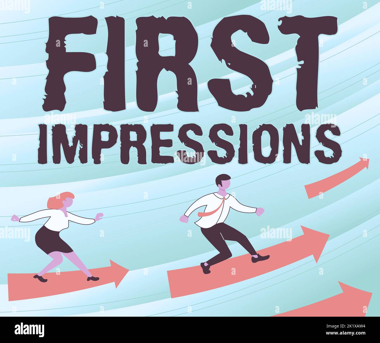 Handschrift Text erste ImpressionenWas eine Person von Ihnen denkt ...