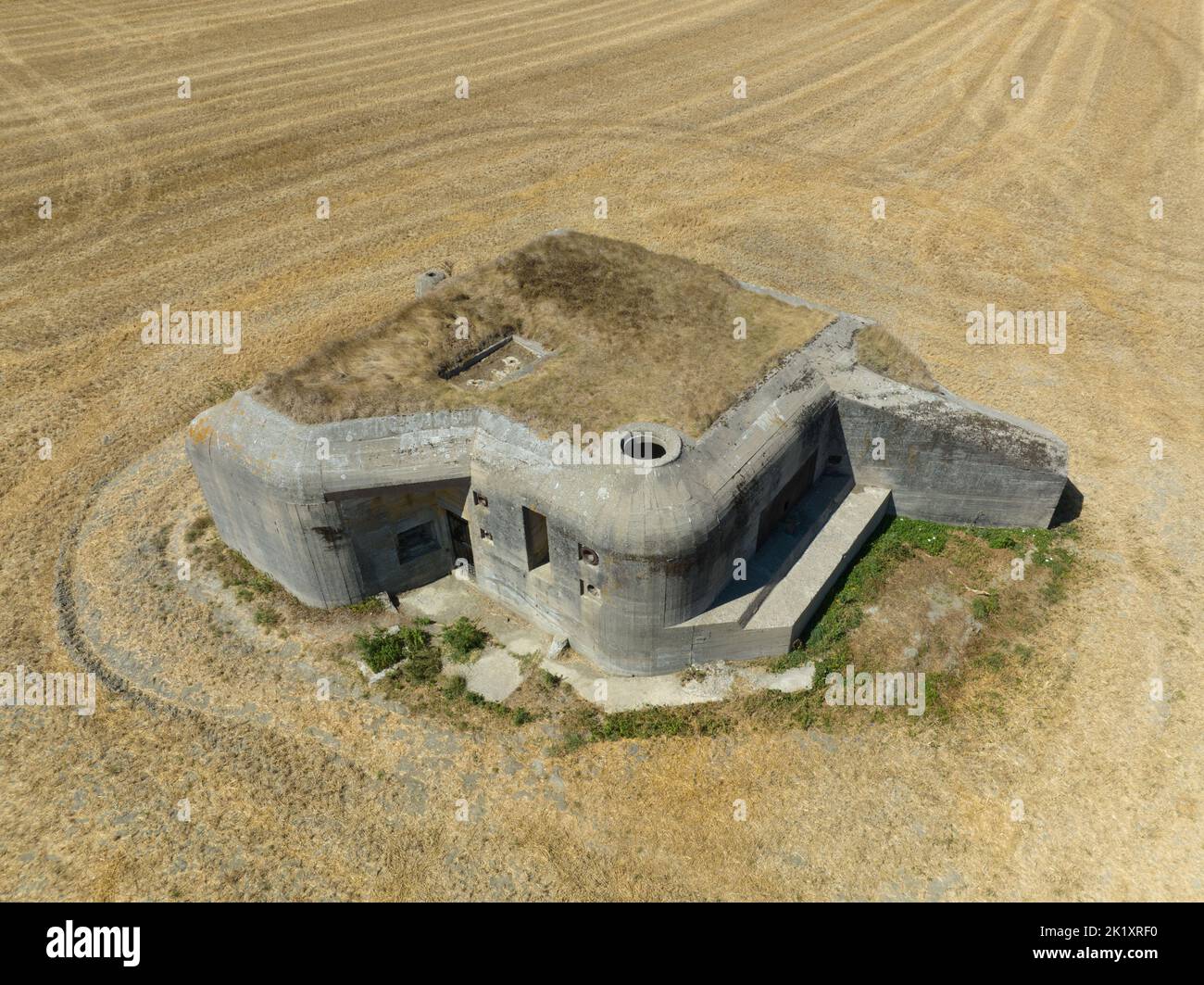Weltkrieg 2 WW2 Bunker Befestigung militärische Verteidigung Struktur ...
