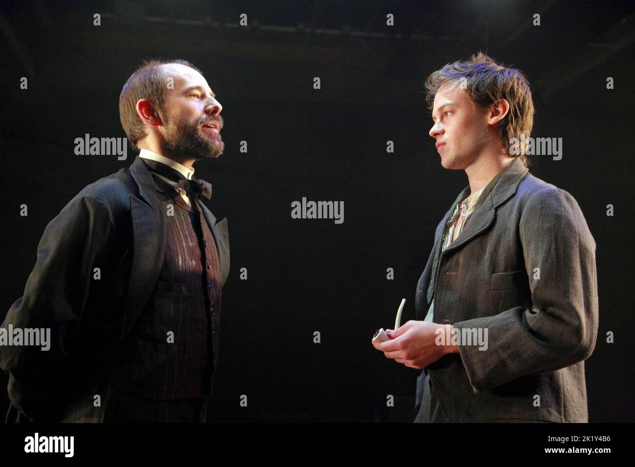 l-r: Daniel Evans (Paul Verlaine), Jamie Doyle (Arthur Rimbaud) in ...