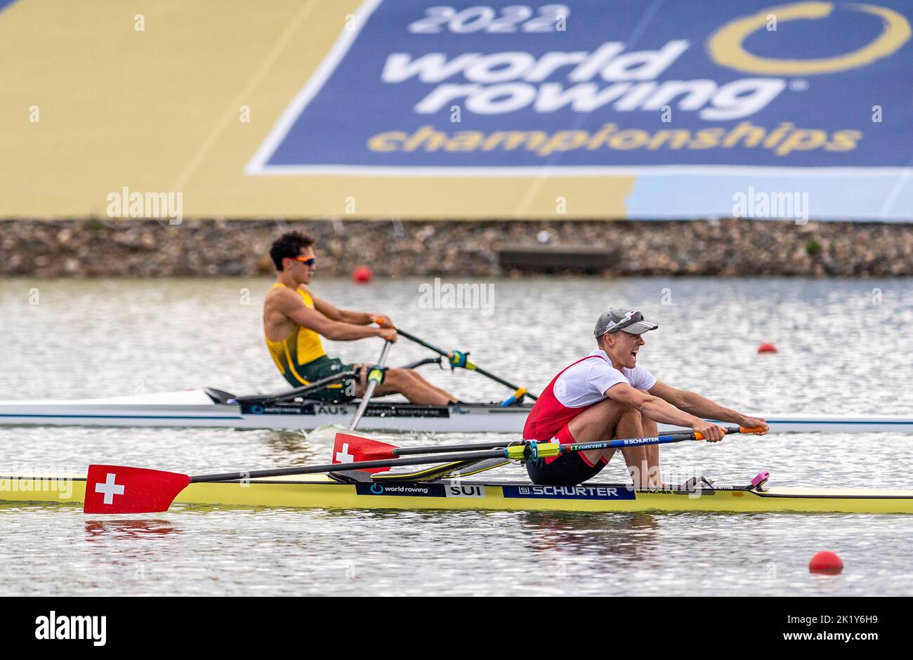 Racice, Tschechische Republik. 21. September 2022. Von links Hamish ...