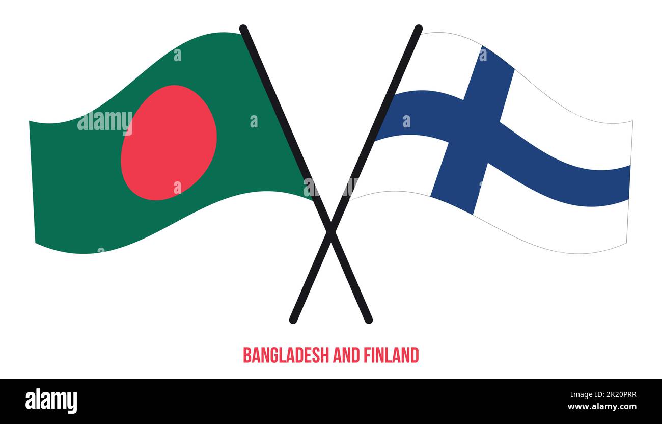 Finnland bangladesch flagge Stock-Vektorgrafiken kaufen - Alamy