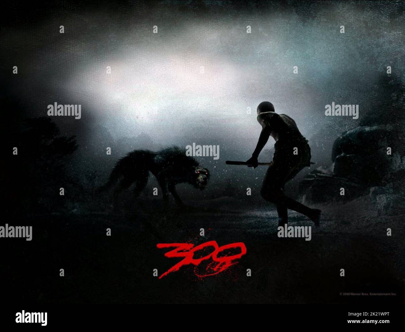 WOLF APPROACHES BOY POSTER, 300, 2006 Stockfotografie - Alamy