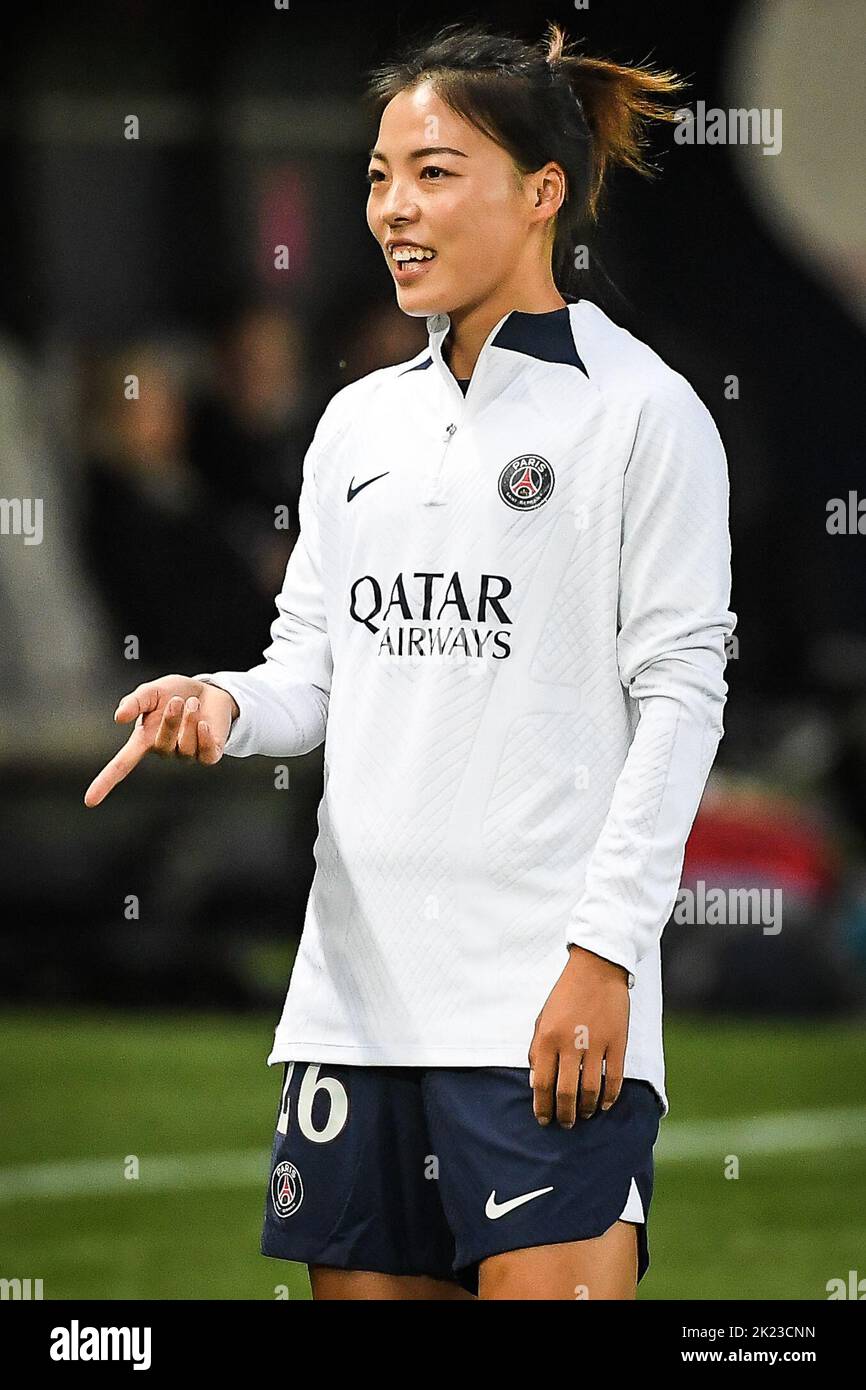 Paris, Frankreich, Frankreich. 21. September 2022. Li MENGWEN von PSG ...